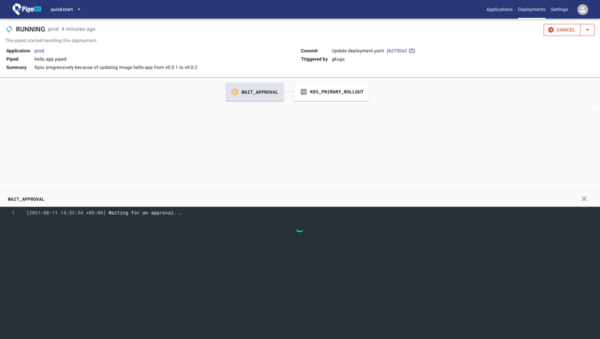 「PipeCD」で始める継続的デリバリー～GitOpsとプログレッシブデリバリーの実践 (5/6)|CodeZine（コードジン）