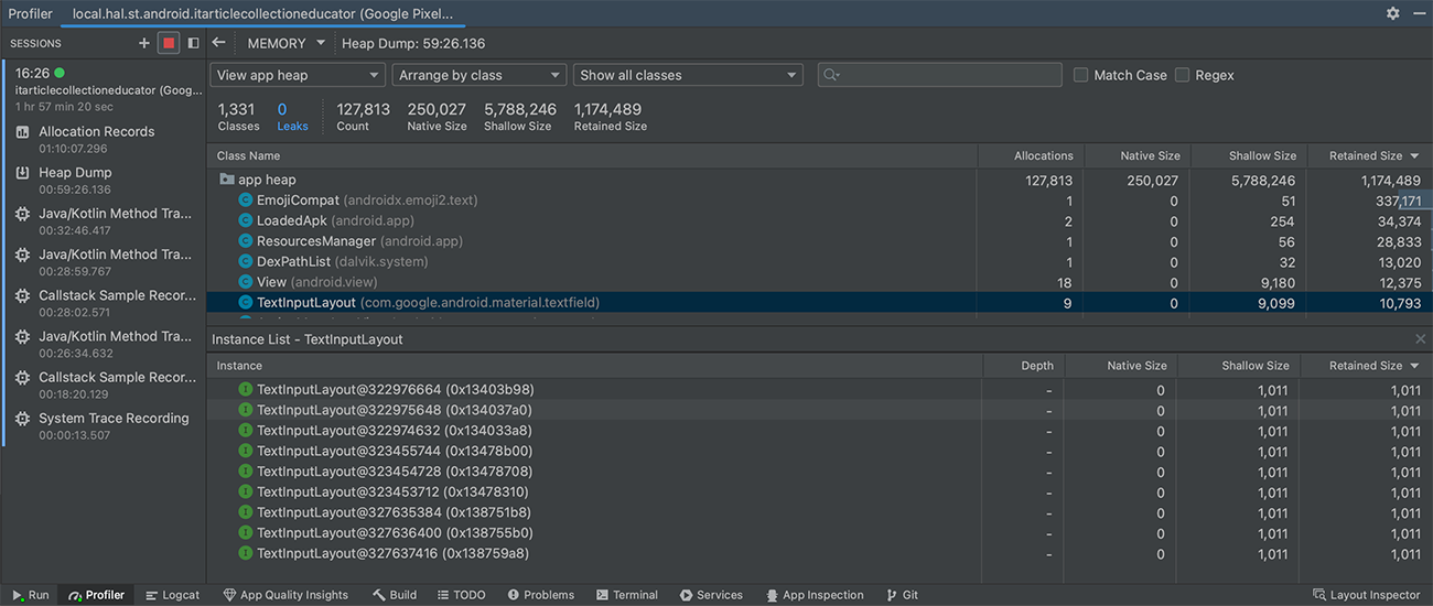 Android StudioのABCシリーズの新機能を解説！ インスペクタ・プロファイラに関する新機能とは？ (3/3)|CodeZine（コードジン）
