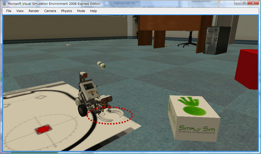 Robotics Developer StudioとXbox 360コントローラで ロボット制御シミュレーションを体験してみよう (5/6)|CodeZine（コードジン）